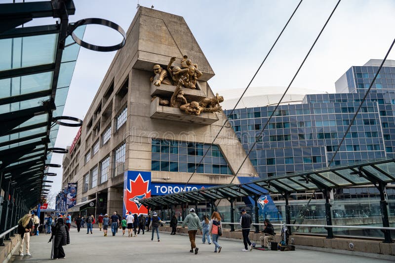 Rod Robbie Bridge in Rogers Centre. Editorial Image - Image of urban ...