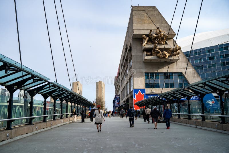 Rod Robbie Bridge in Rogers Centre. Editorial Stock Image - Image of ...