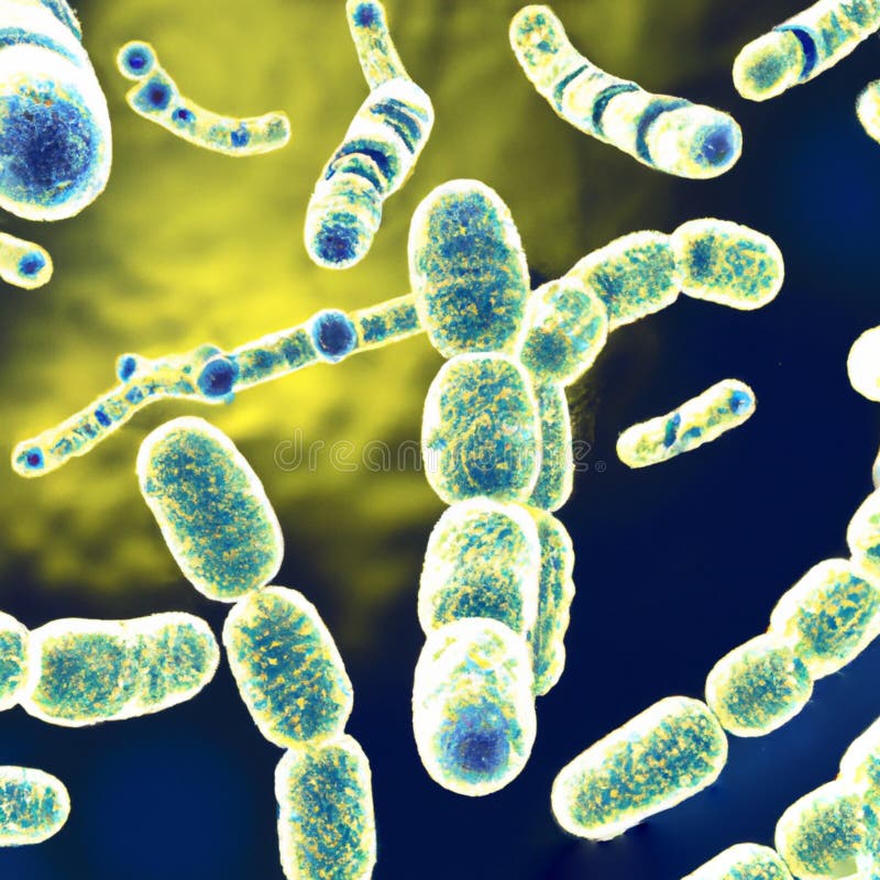 Rod-shaped Bacteria, Bacilli and Cocci in the Intestines. Microbiome ...