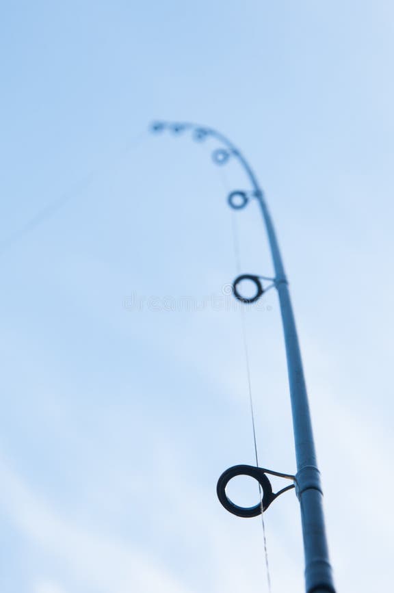 Rod Silhouette Against the Sky Stock Photo - Image of blue, outdoor ...