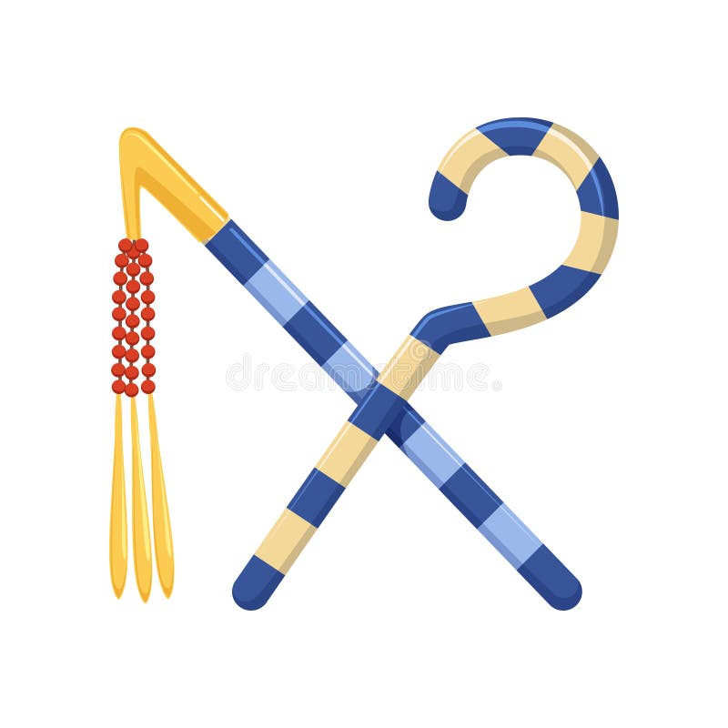Vara Y Látigo Antiguos Símbolos Del Poder De Faraones Y Dioses En ...