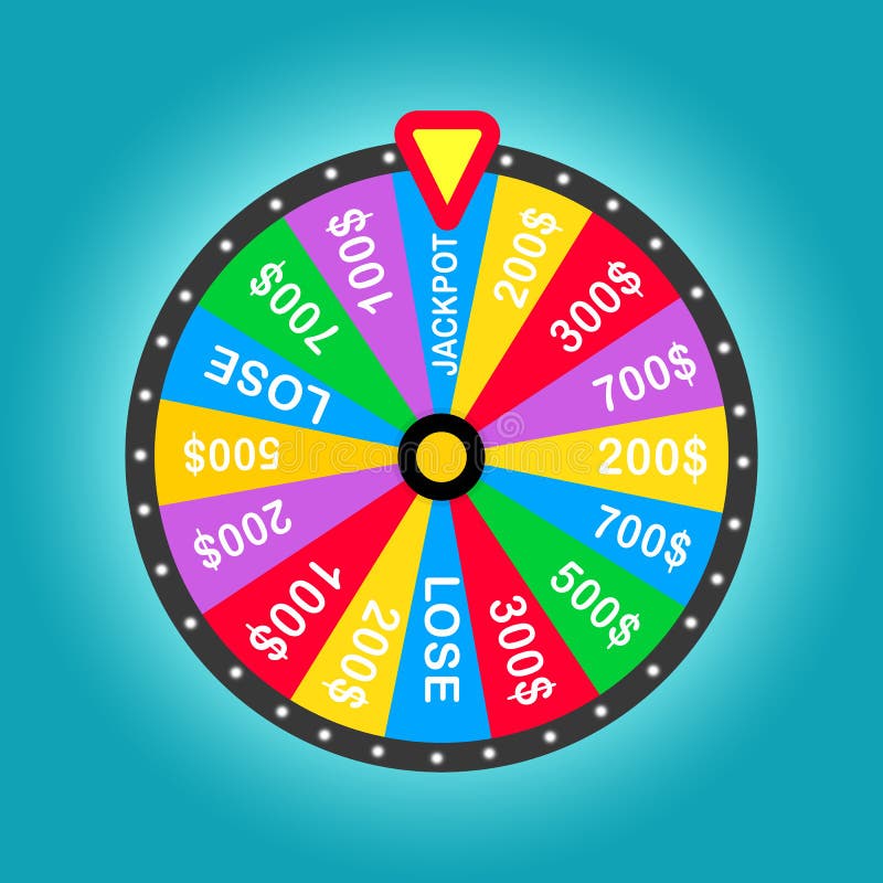 Roda Colorida Da Sorte Ou Da Fortuna Infographic Ilustração do Vetor ...
