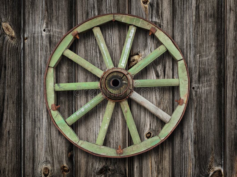 Roda de madeira foto de stock. Imagem de borda, objeto - 22203918