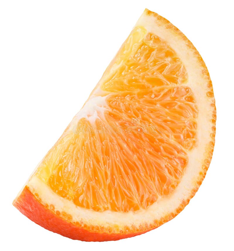 Rodaja Naranja Aislada En Un Fondo Blanco Imagen de archivo - Imagen de ...