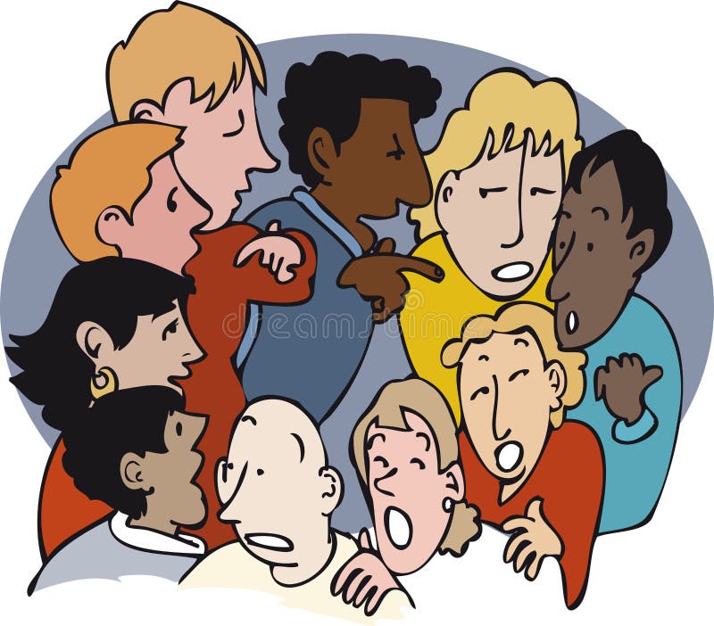 Geruchten, Gefluister En Roddel Vector Illustratie - Illustratie ...