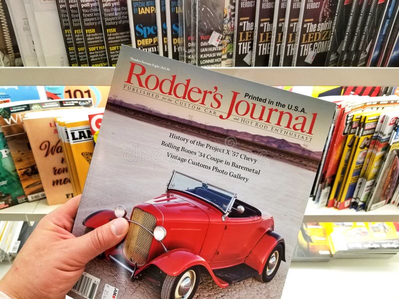 Rodders Journal Magazine in a Hand Editorial Stock Image - Image of ...