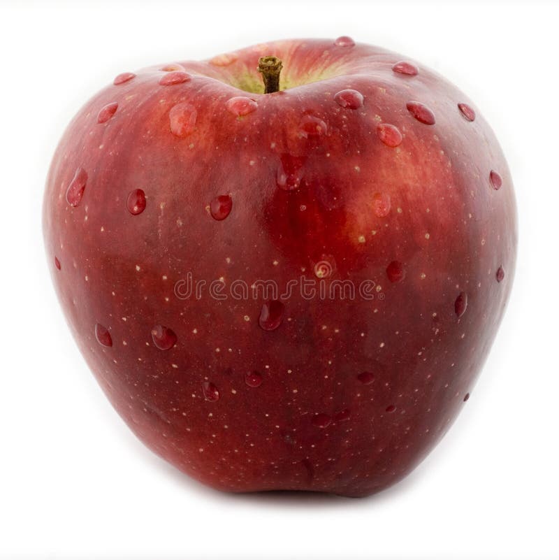 Rode appel stock afbeelding. Image of enkelvoudig, exemplaar - 8338495