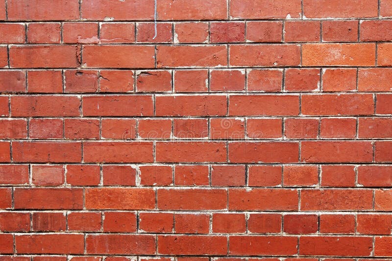 Rode bakstenen muur stock foto. Image of steenwand, patroon - 4400194