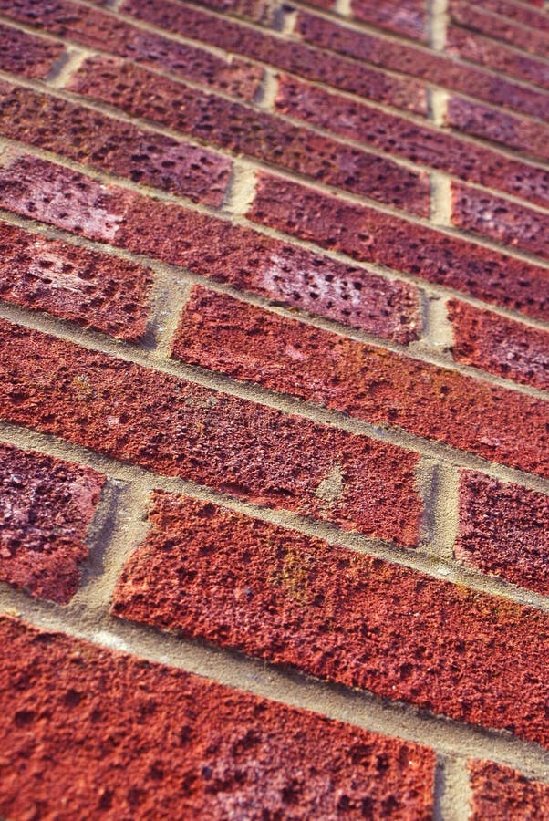 Rode bakstenen muur stock afbeelding. Image of begrip, muur - 802461