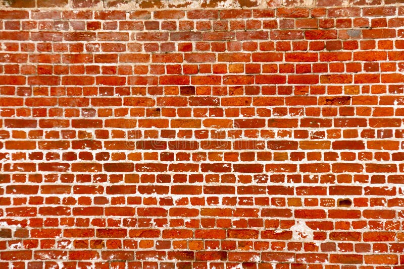 Rode bakstenen muur stock foto. Image of grunge, vast - 15987812