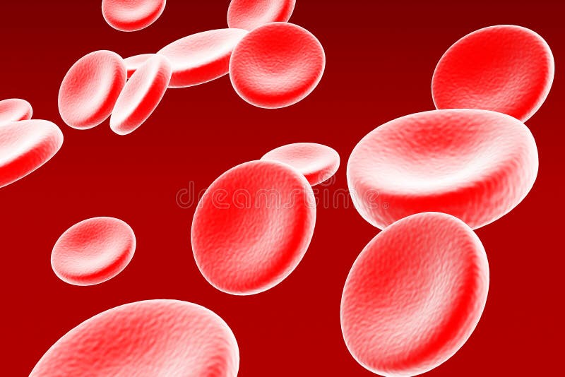 Rode bloedcel stock illustratie. Illustration of cellen - 17818025