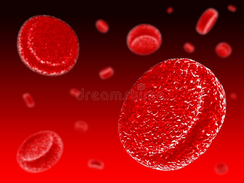 Rode bloedcel stock illustratie. Illustration of cellen - 17818025