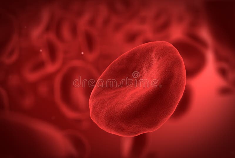 Gezonde En Ongezonde Bloedcel Stock Illustratie - Illustration of ...