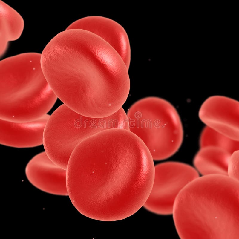 Rode bloedcel het stromen stock illustratie. Illustration of grafisch ...