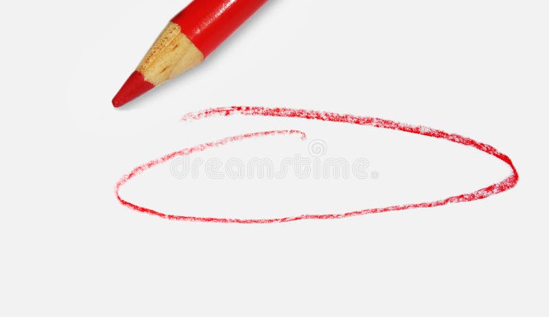 Rode cirkel stock afbeelding. Image of adverteer, hoogtepunt - 36642497