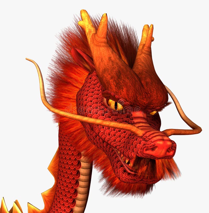 Rode Draak stock illustratie. Illustration of chinees - 1908298