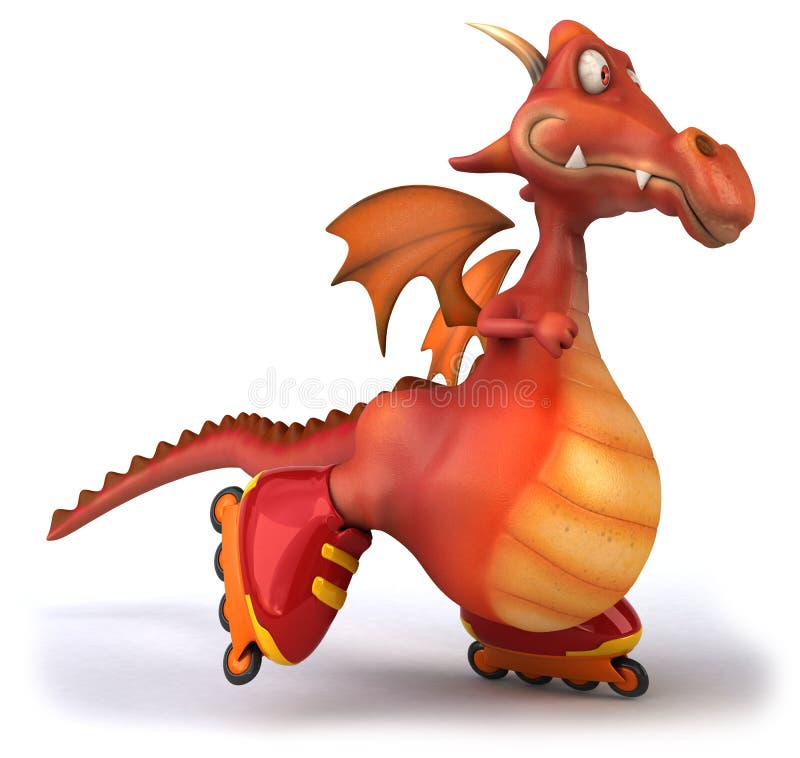 Rode Draak stock illustratie. Illustration of mythologie - 19739561