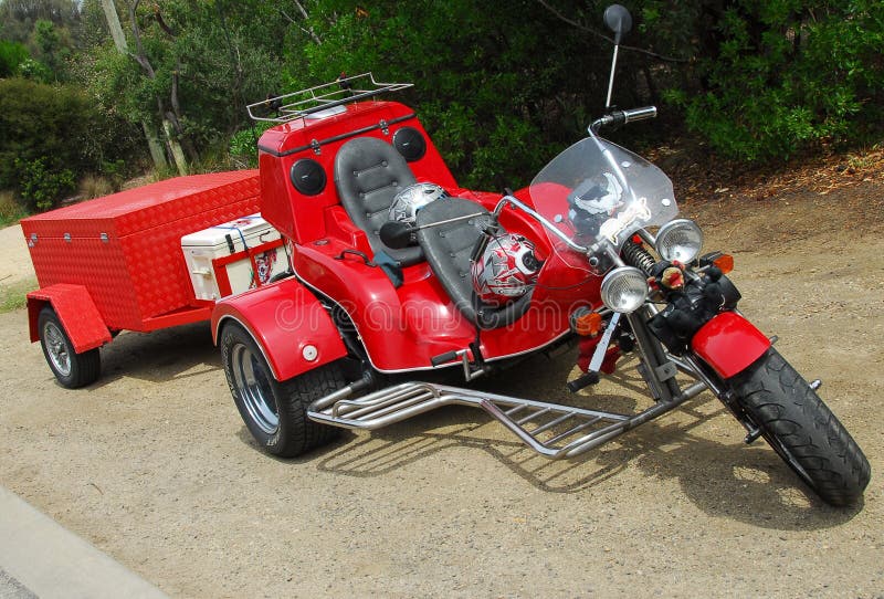 De driewieler van de motor stock afbeelding. Image of voertuig - 7742115