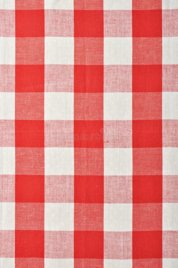 Rode geruite stof stock afbeelding. Image of stof, doek - 33647567