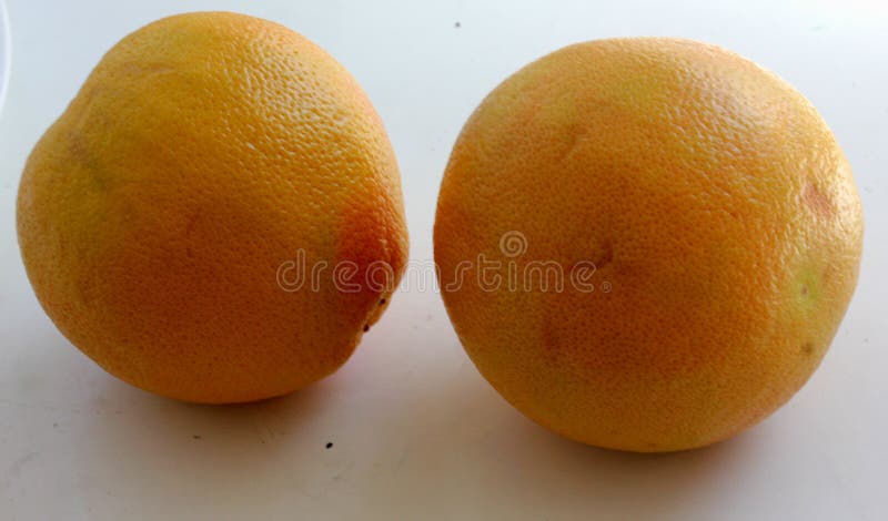 Rode Grapefruit, Paradisi Citrusvrucht X Stock Foto - Image of hybride ...