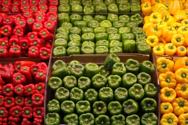 Gele peper stock afbeelding. Image of multi, gekleurd - 48213679