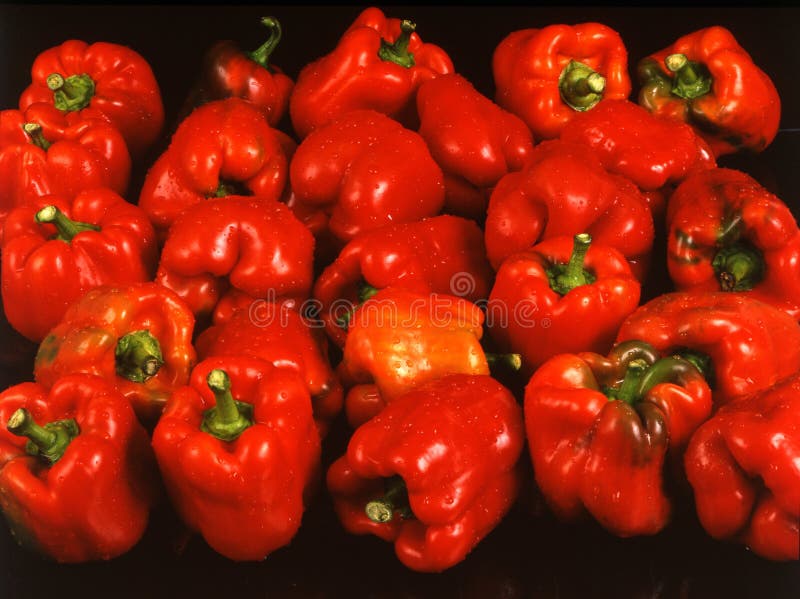 Rode groene paprika stock afbeelding. Afbeelding bestaande uit winter ...