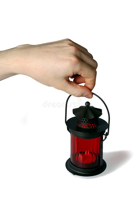 Rode lamp stock foto. Image of enkelvoudig, lamplichter - 4087226