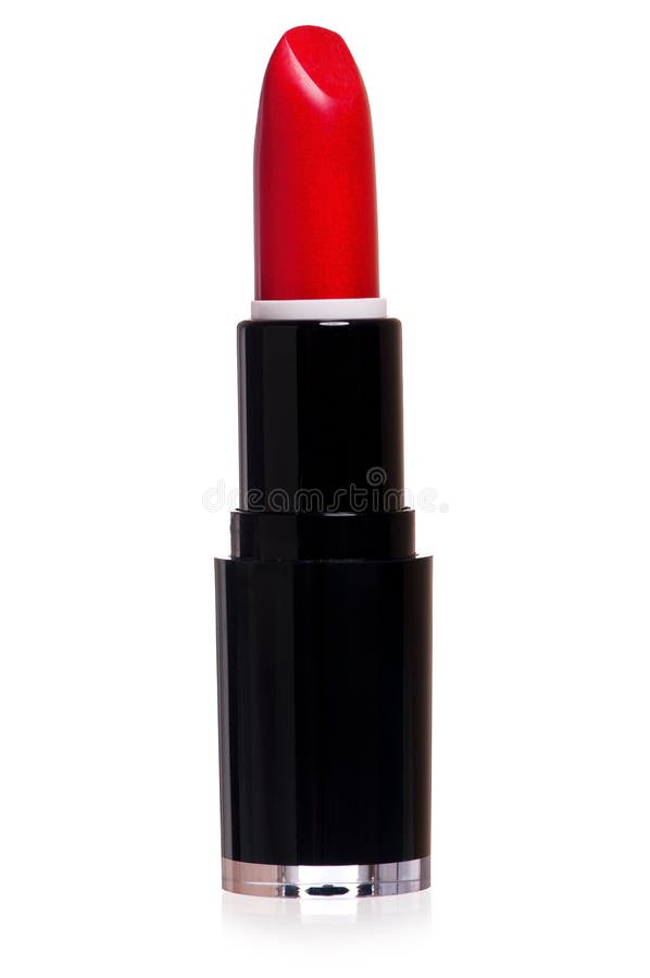 Rode lippenstift stock afbeelding. Image of maak, manier - 27421773