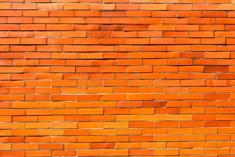 Oude Rood-oranje Bakstenen Muur 2 Stock Afbeelding - Image of effect ...