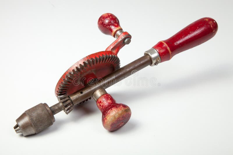 Oude handboor stock afbeelding. Image of bouw, hoek, landbouw - 474015