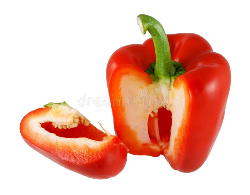 Rode paprika stock foto. Image of ingrediënt, voedsel - 3080054