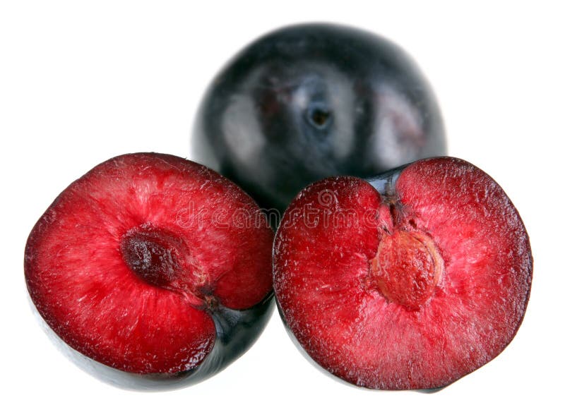 Rode pruim stock afbeelding. Image of esdoorn, gastronomisch - 3150857