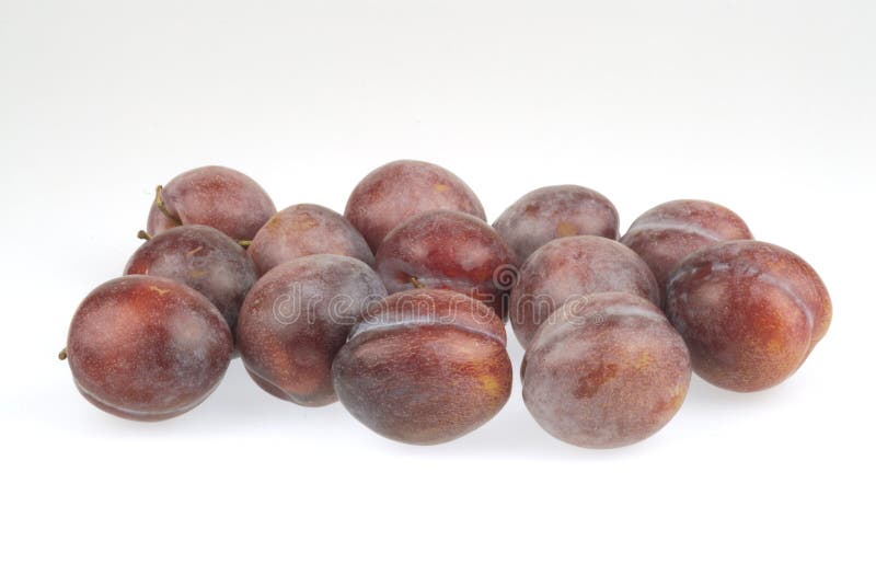 Rode pruimen stock foto. Image of vers, voedsel, gezondheid - 45457884