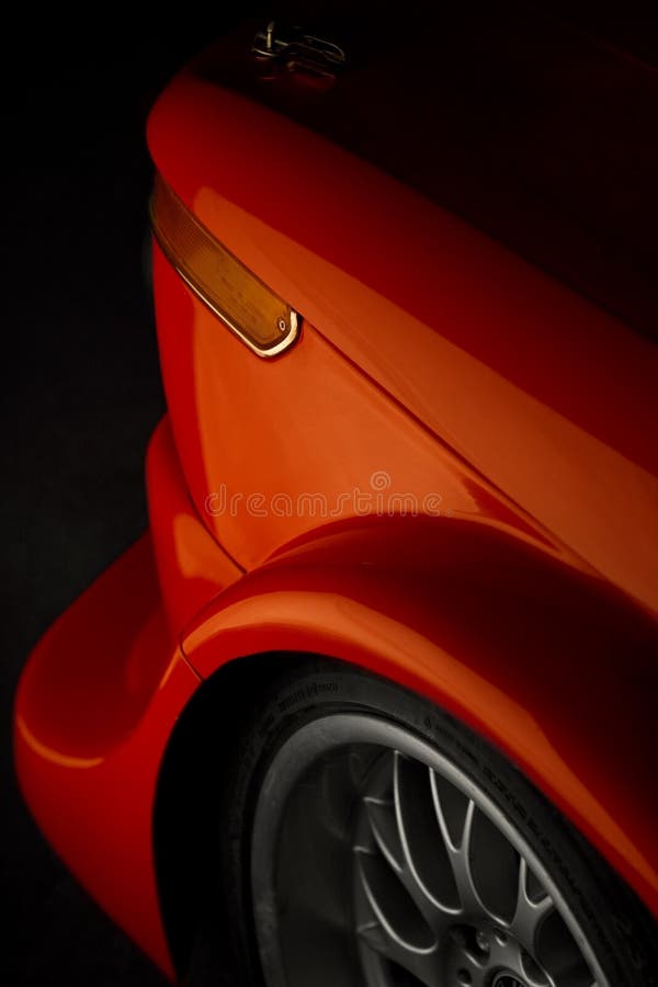 Rode racewagen in detail stock foto. Image of racen, zwart - 62008828