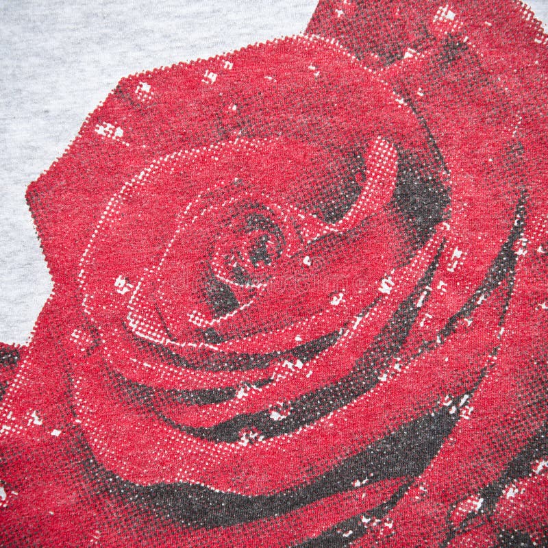 Rode Rose Fabric Texture stock afbeelding. Image of doek - 33150557