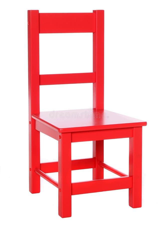Rode Stoel stock afbeelding. Image of rood, stoel, benen - 13207987