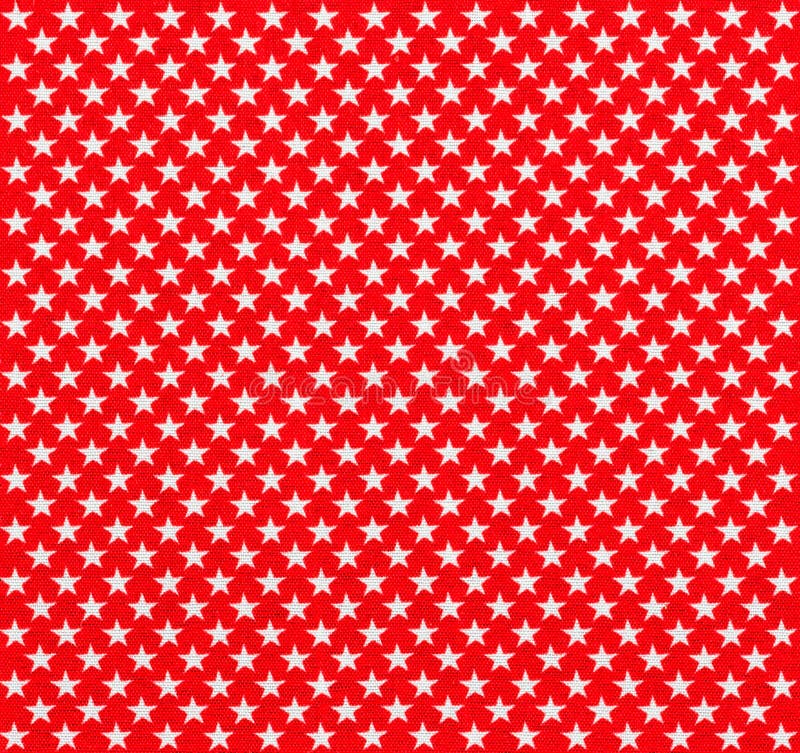 Rode Stof Met Witte Sterren Stock Afbeelding - Image of klassiek ...