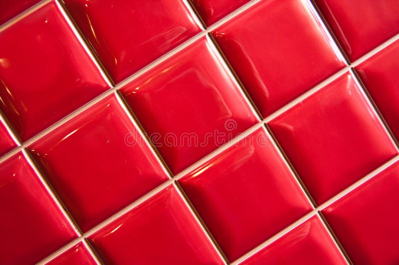 Rode Tegel stock afbeelding. Image of patroon, macro - 19020167