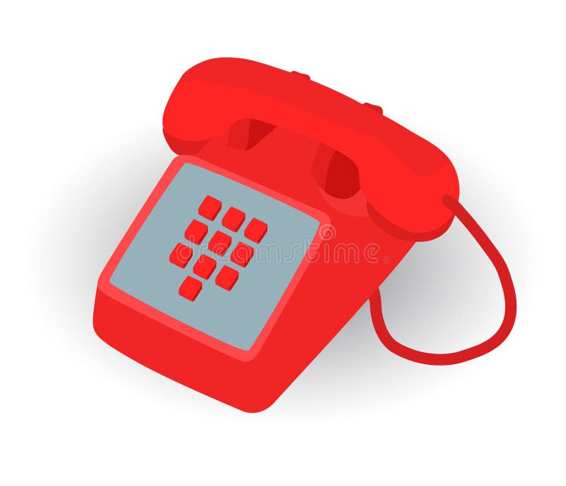 Het Pictogram Van De Telefoon Vector Illustratie - Illustration of ...
