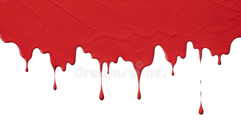 Rode verf druppelt stock foto. Image of exemplaar, druppeltje - 42694856