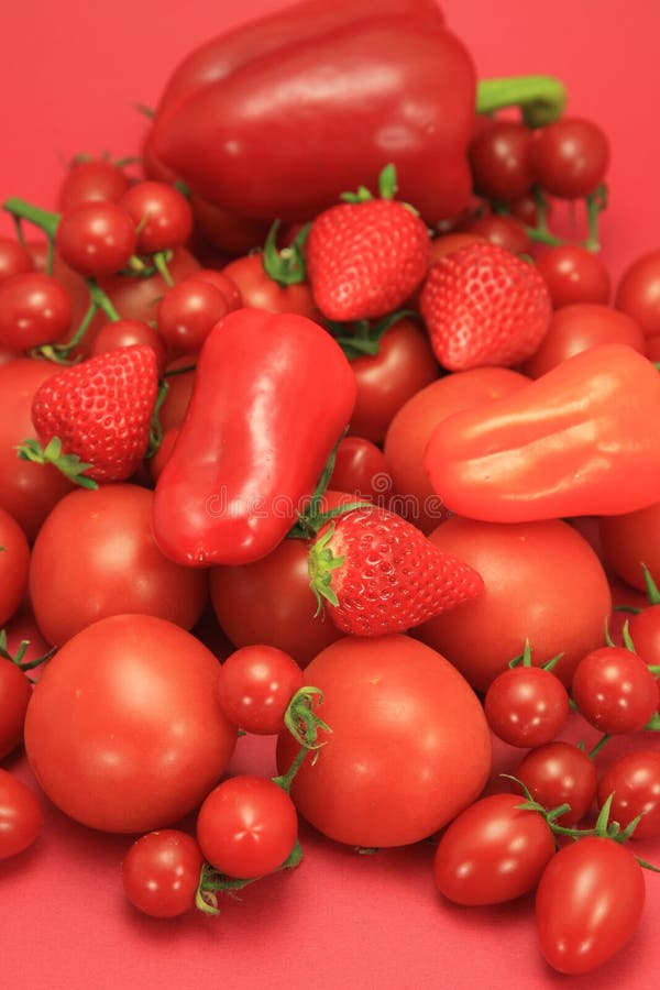 Rode vruchten en groenten stock foto. Image of rood, tomaat - 9281354