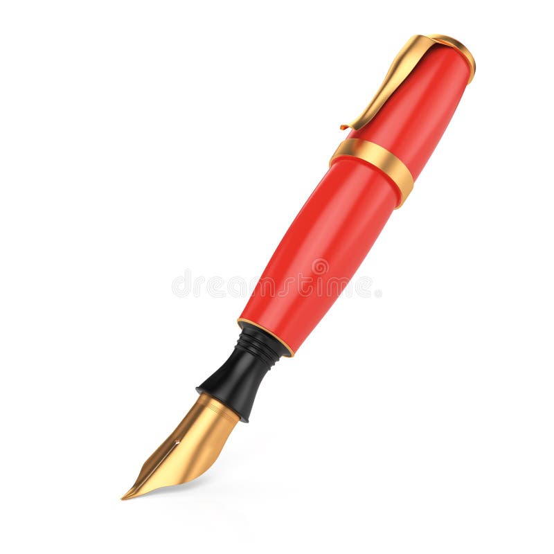 Klassieke vulpen stock illustratie. Illustration of voorwerp - 28583769