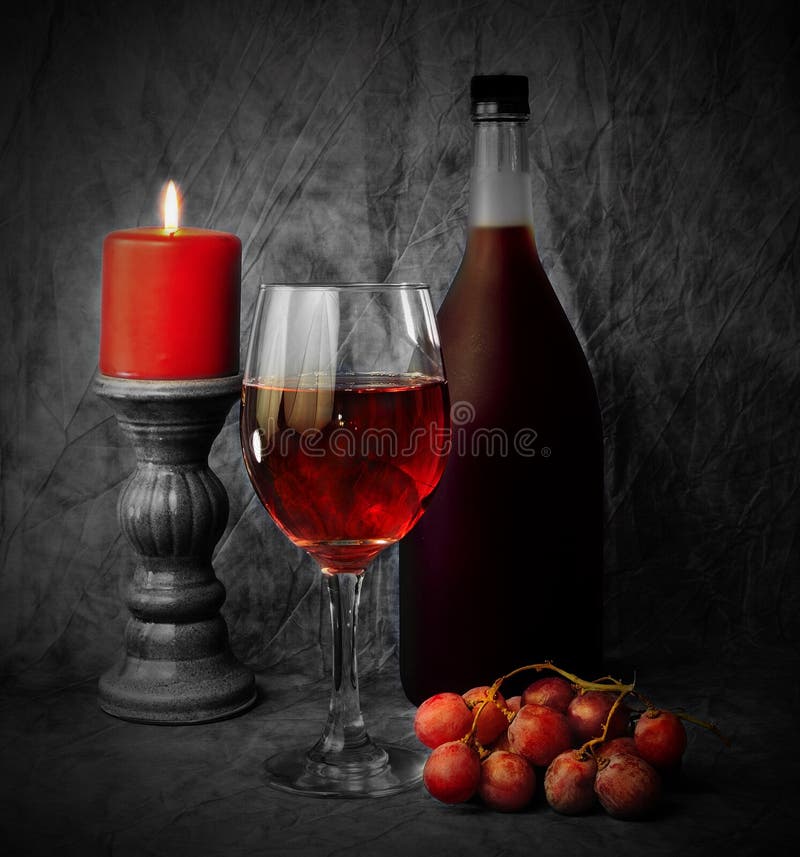 Rode wijn voor de vakantie stock afbeelding. Image of voedsel - 11990063