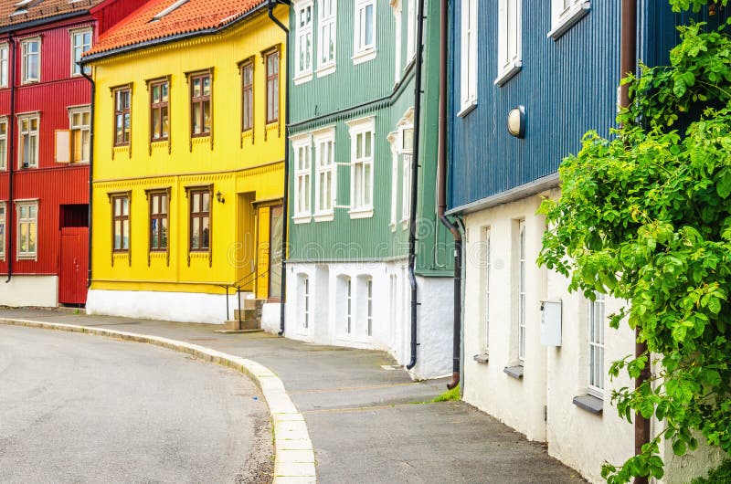 Rodelokka En Oslo, El Pueblo De Madera De Noruega Foto de archivo ... Rodelokka En Oslo, El Pueblo De Madera De Noruega Foto de archivo ...