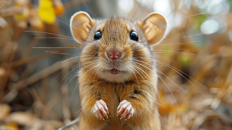 Rodent in Cage Looking at Camera Stock Image - Image of furry ...