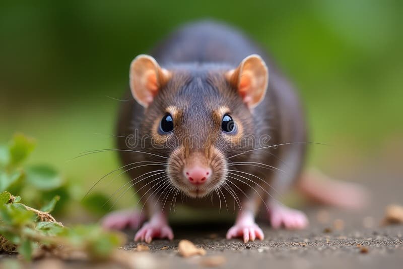 Rodent Exploration within Ecosystem Stock Illustration - Illustration ...