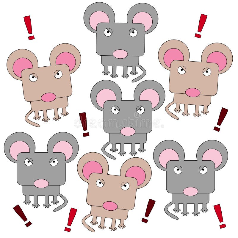 Rodent mob stock illustration. Illustration of mammal - 33786233