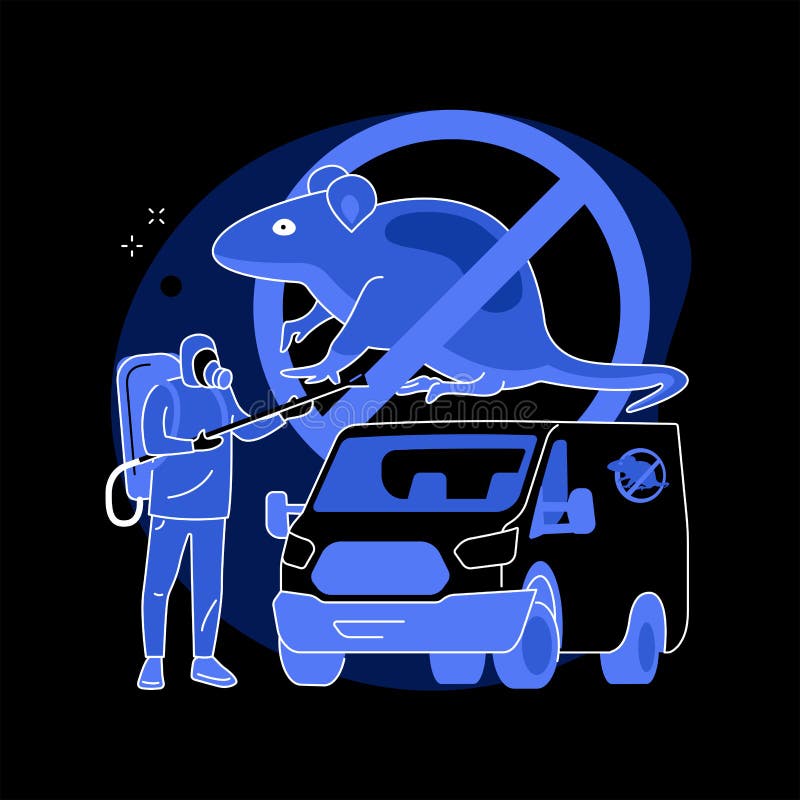 Rodents Pest Control Service Abstract Concept Vector Illustration ...