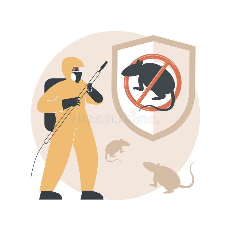 Rodents Pest Control Service Abstract Concept Vector Illustration ...