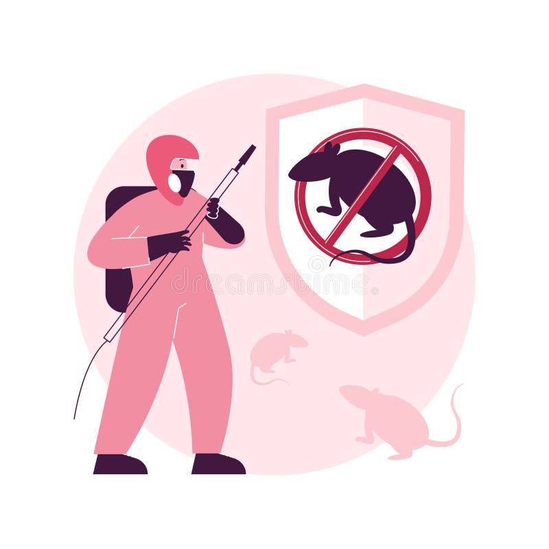 Rodents Pest Control Service Abstract Concept Vector Illustration ...